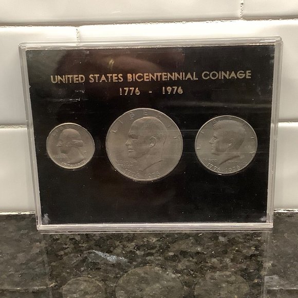 Us Mint | Other | Us Mint Bicentennial Silver 3 Coin Set Encased | Poshmark